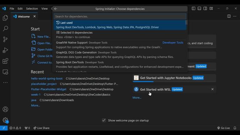 How to Create and Setup Spring Boot Project in VSCode? - GeeksforGeeks