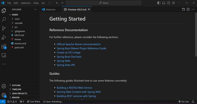 How to Create and Setup Spring Boot Project in VSCode? - GeeksforGeeks
