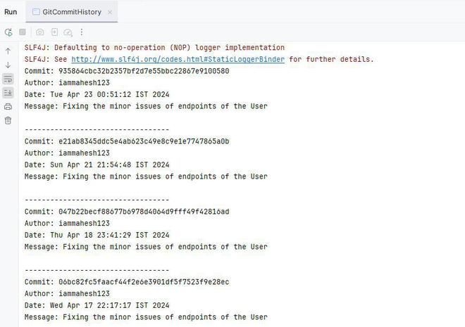 Extracting Commit History with JGit - GeeksforGeeks
