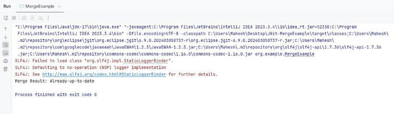 Merging branches using JGit - GeeksforGeeks