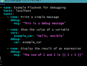 Troubleshooting with Ansible Debug Module - GeeksforGeeks