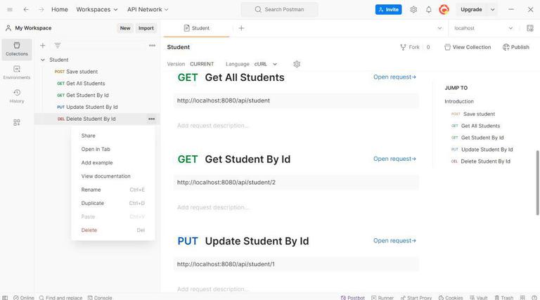 Postman Navigation - GeeksforGeeks