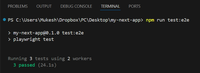next js Playwright Testing - GeeksforGeeks