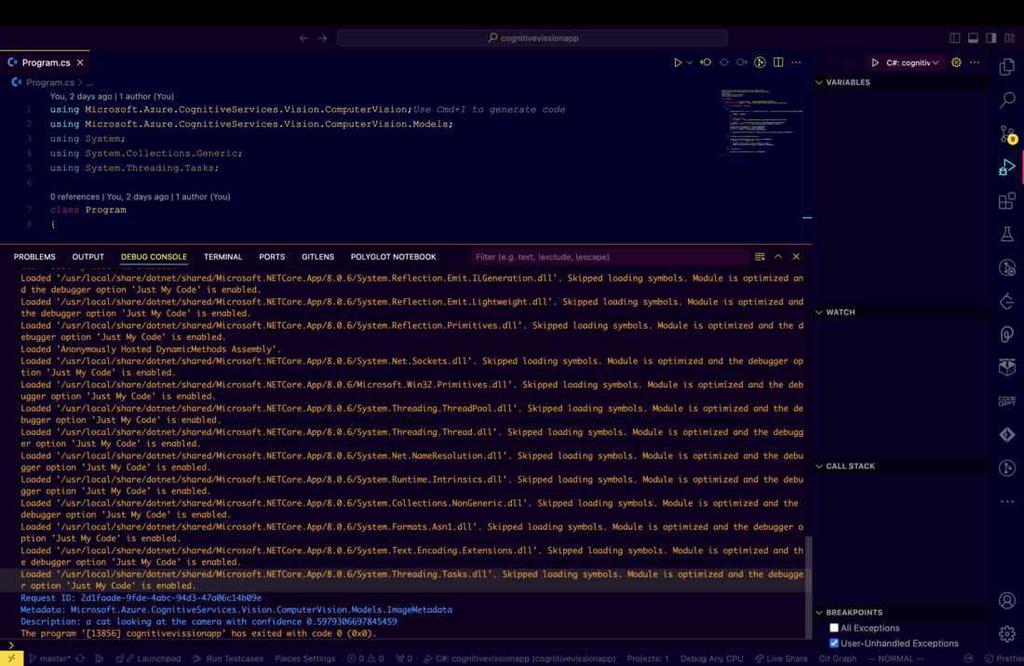 Console Vision App with .NET - GeeksforGeeks