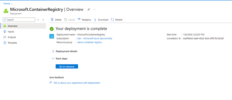 Azure Container Registry for Docker Container Management - GeeksforGeeks
