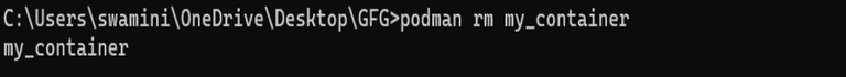 What is a Podman Container? - GeeksforGeeks