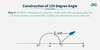 Construction of 135 Degree Angle - GeeksforGeeks