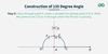 Construction of 135 Degree Angle - GeeksforGeeks