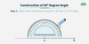 Construction of 40 Degree Angle - GeeksforGeeks