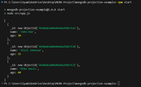 How to Perform Find Operation With Projection in MongoDB Using NodeJS? - GeeksforGeeks