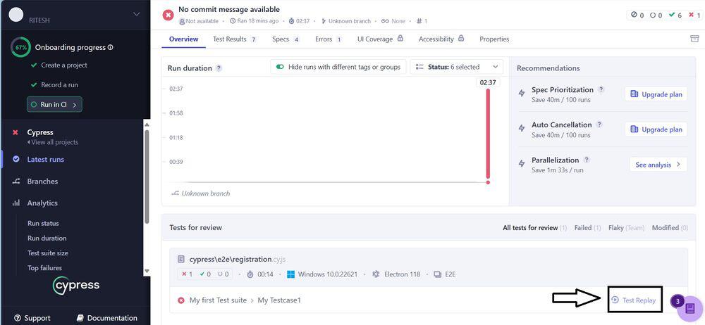 Screenshots and Videos in Cypress - GeeksforGeeks