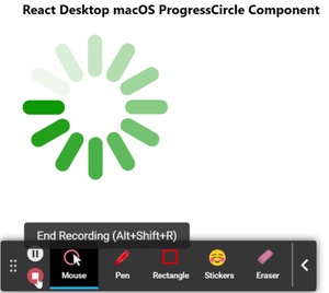 React Desktop macOS ProgressCircle Component - GeeksforGeeks