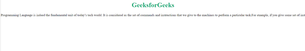 Tachyons Typography White Space - GeeksforGeeks