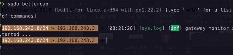 Bettercap Sniffing and Spoofing - GeeksforGeeks
