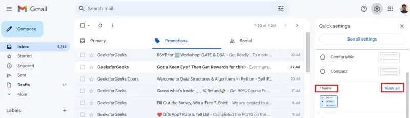 How to Enable Gmail Dark Mode and Change Gmail Background in 2025 ...