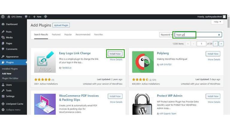 How to change Logo URL Link for any WordPress themes ? - GeeksforGeeks