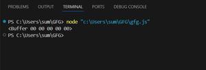 Buffers in Node.js - GeeksforGeeks