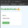 Add a Placeholder on a CharField in Django - GeeksforGeeks