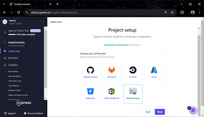 Cypress - Dashboards - GeeksforGeeks