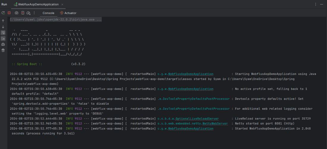 Spring WebFlux (Mono/Flux) with AOP Triggering REST Call at ...