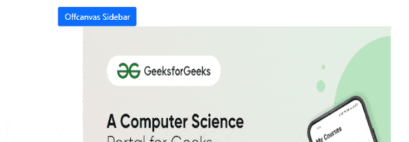 Bootstrap 5 Offcanvas - GeeksforGeeks