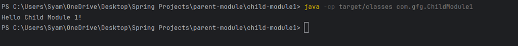 Multi-Module Project with Maven - GeeksforGeeks