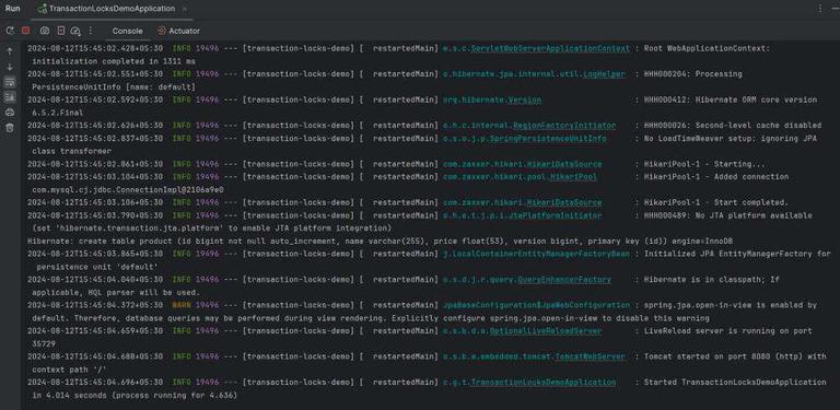 Enabling Transaction Locks in Spring Data JPA - GeeksforGeeks