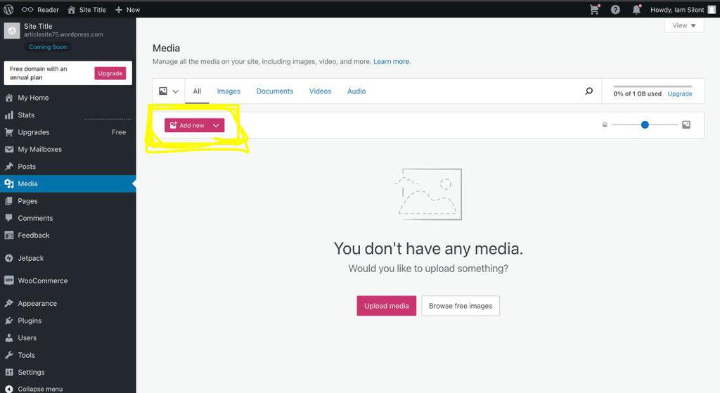 How to Use the WordPress Media Library? - GeeksforGeeks