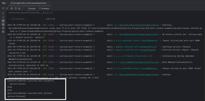 Spring Boot - CommandLineRunner and ApplicationRunner - GeeksforGeeks