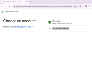 Spring Boot - OAuth2 Authentication and Authorization - GeeksforGeeks