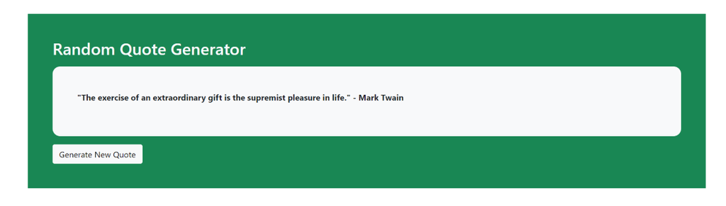 Quote Generator App Using Angular - GeeksforGeeks
