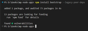 How to Force an NPM Package to Install? - GeeksforGeeks