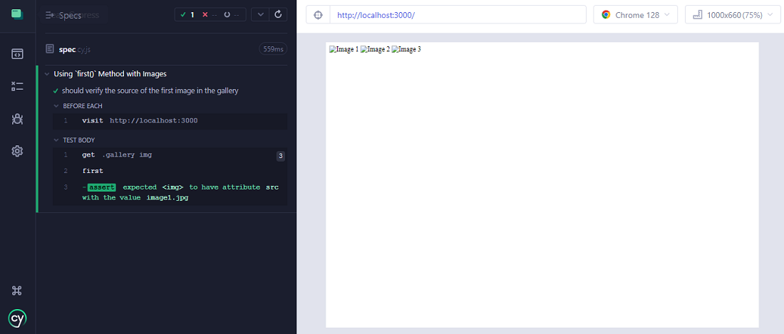 Cypress - first() Method - GeeksforGeeks