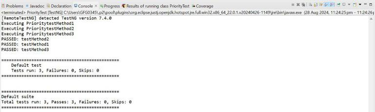Running Test Methods One After Another in TestNG? - GeeksforGeeks