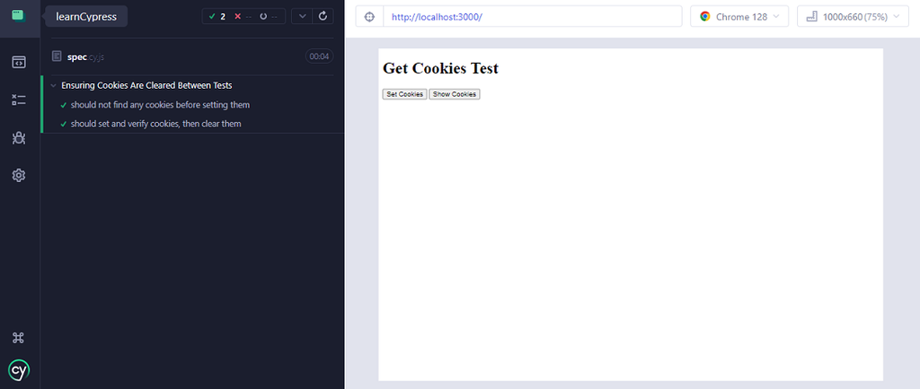 Cypress - getCookies() Method - GeeksforGeeks