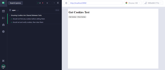 Cypress - getCookies() Method - GeeksforGeeks