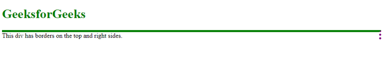 How To Add Border In HTML? - GeeksforGeeks