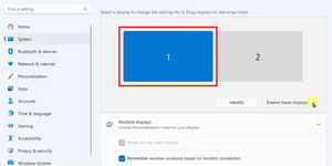 Setting Up Multiple Monitors in Windows 11 - GeeksforGeeks