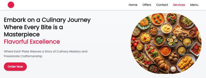 How To Build Restaurant Hero Section In React With Tailwind CSS ...