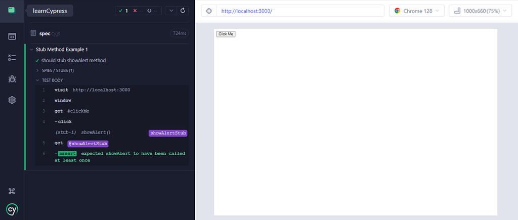 Cypress - stub() Method - GeeksforGeeks