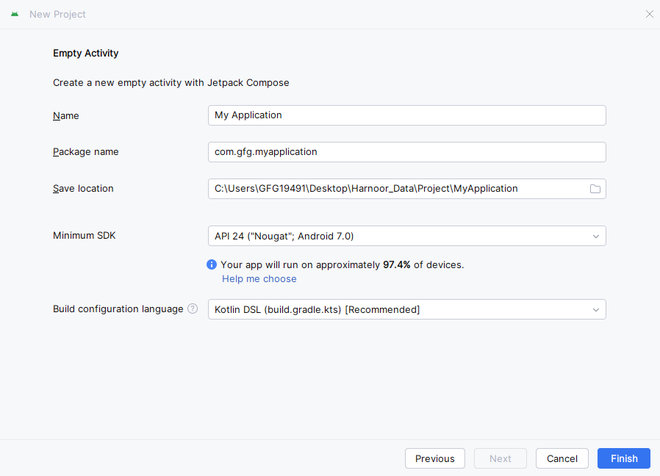 How to Create a New Project in Android Studio Canary Version with ...
