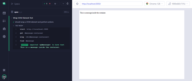 Cypress - wrap() Method - GeeksforGeeks
