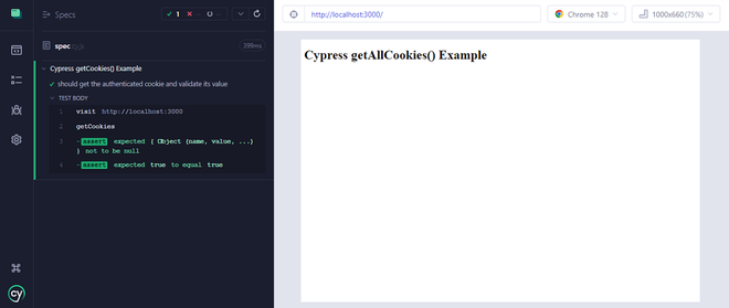 Cypress - getAllCookies() Method - GeeksforGeeks
