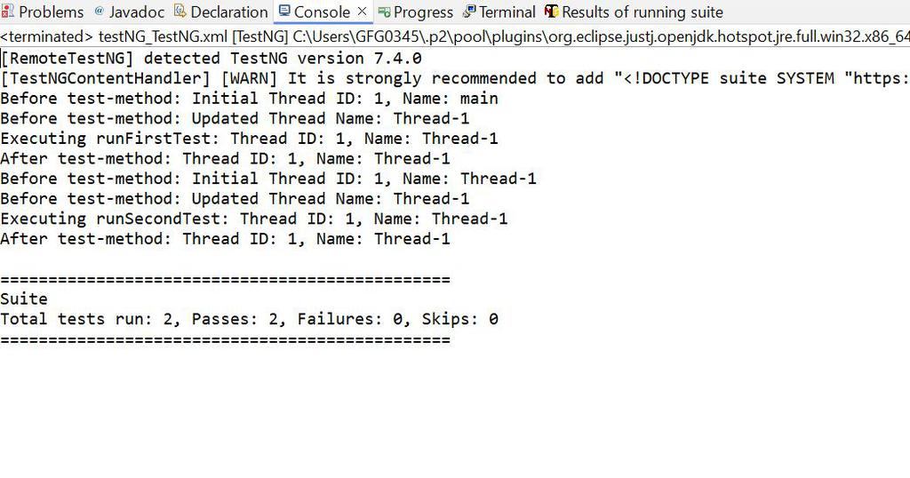 How to set Thread name in TestNG? - GeeksforGeeks