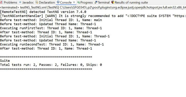 How to set Thread name in TestNG? - GeeksforGeeks