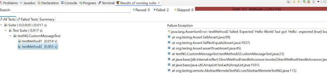 How to add custom messages to TestNG failure? - GeeksforGeeks