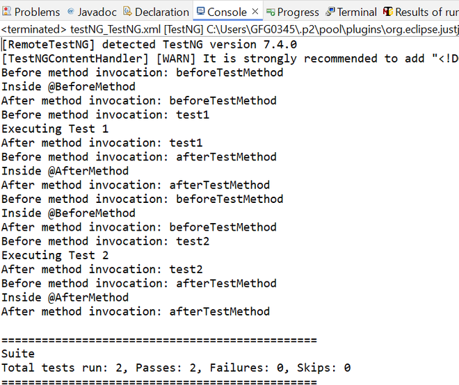 What are Default Listeners in TestNG? - GeeksforGeeks