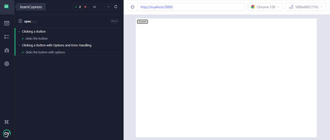 Cypress - click() Method - GeeksforGeeks