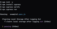 Cypress - clearAllLocalStorage() Method - GeeksforGeeks