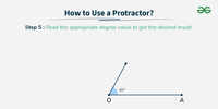 How to Use a Protractor - GeeksforGeeks